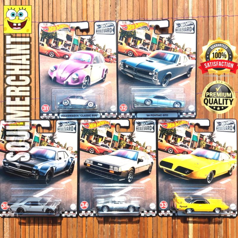 Jual HOTWHEELS BOULEVARD G - VW VOLKSWAGEN CLASSIC BUG PONTIAC PLYMOUTH ...