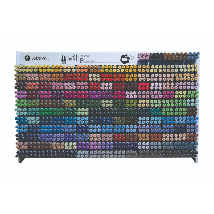 Jual MARIES BRUSH MARKER + CHISEL TYPE C 7680 / MARKER BRUSHPEN ...