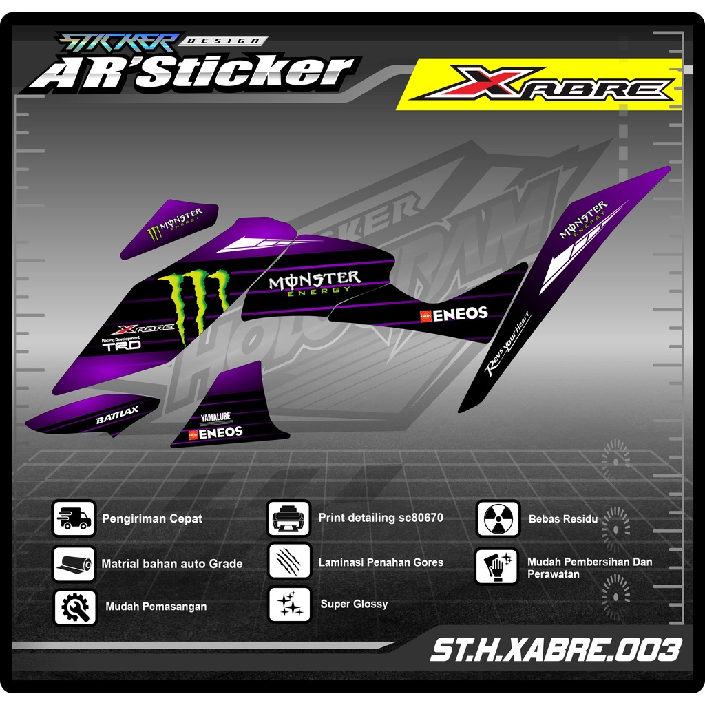 Jual Xabre Stiker Striping XABRE - Stiker Motor Yamaha Xabre List ...