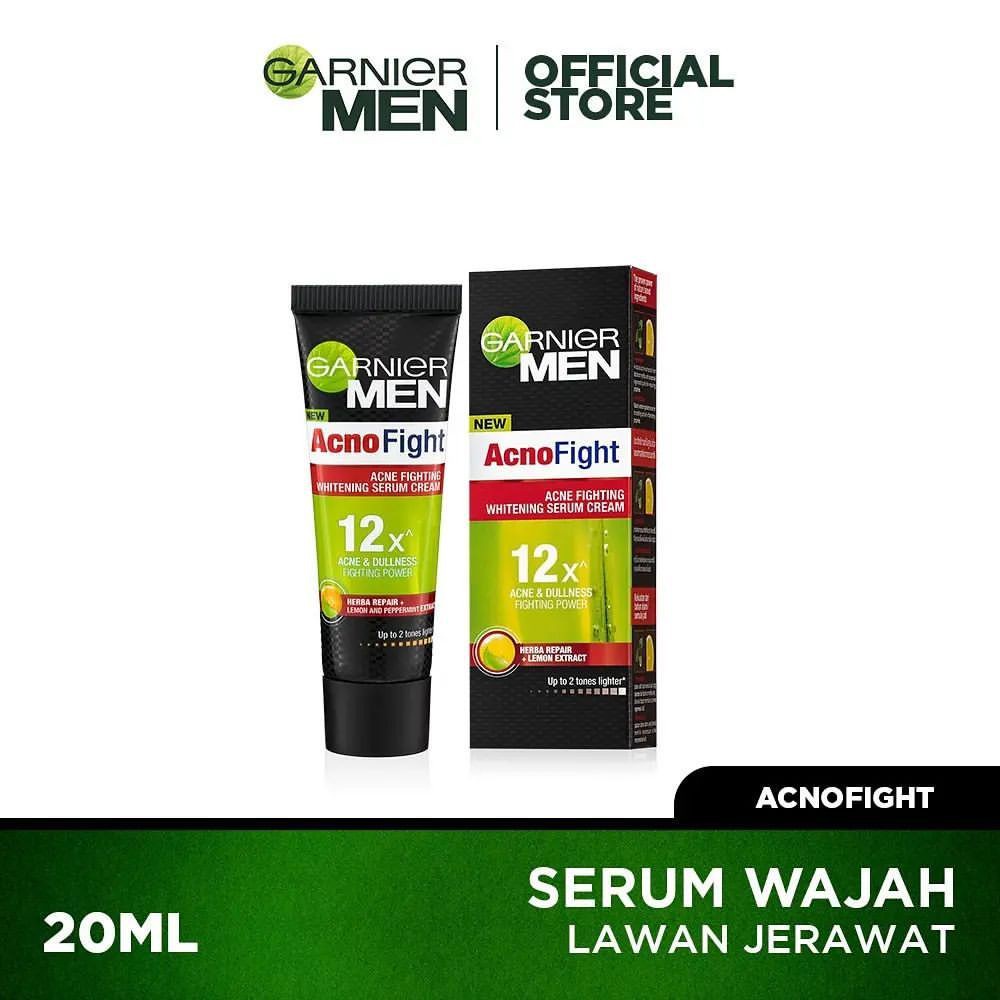 Jual GARNIER Men Acno Fight Acne Fighting & Turbo Bright Spot Proof Serum | Serum Wajah Pria ...