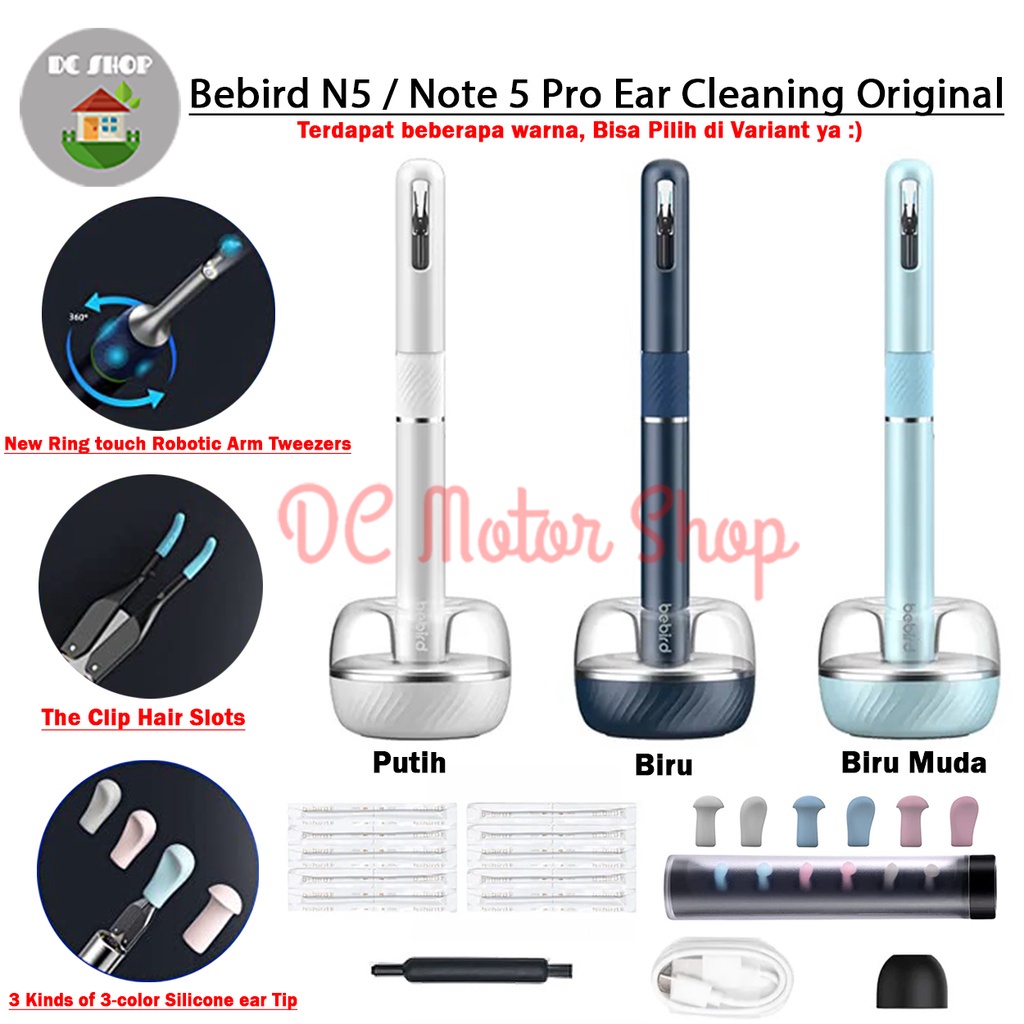 Jual Bebird N5 Pro Note 5 Note5 Pro Endoskopi Pembersih Telinga Tweezer ...
