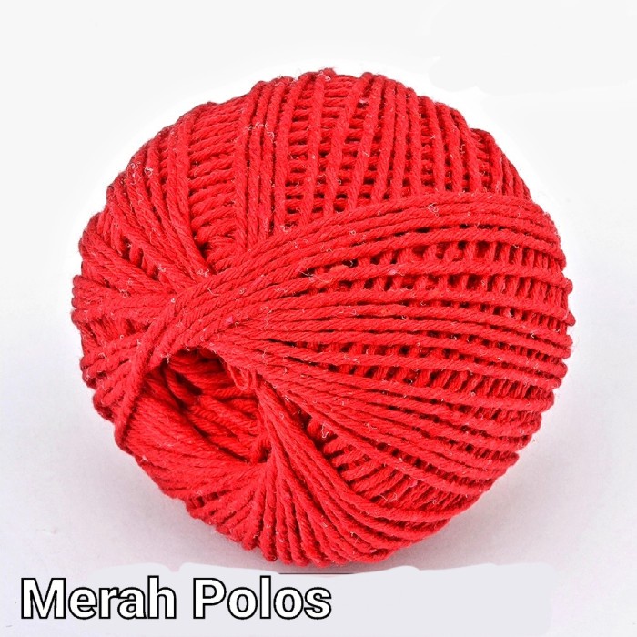Jual Tali Rami Rajut Roll Gulungan Tali Merah Putih Pita Kado Murah ...