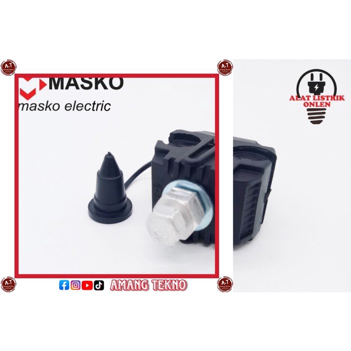 Jual KONEKTOR KABEL PLN Connector Kedap air Anti Panas MASKO 1670 ...