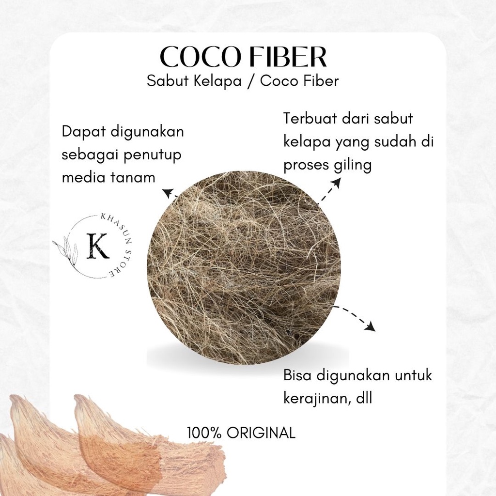 Jual Serabut kelapa kemasan - coco fiber - ijuk kelapa - sabut kelapa ...
