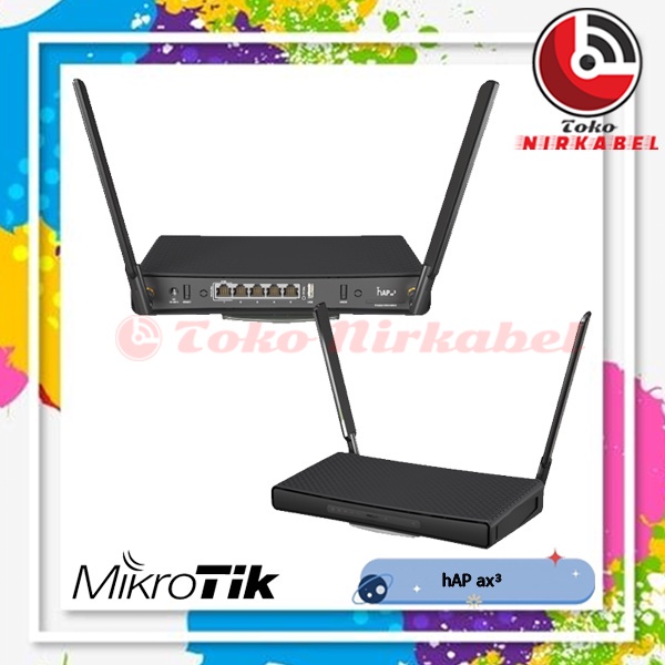 Jual Mikrotik C53uig 5hpaxd2hpaxd Hap Ax3 Routers And Wireless Wifi 6 Shopee Indonesia