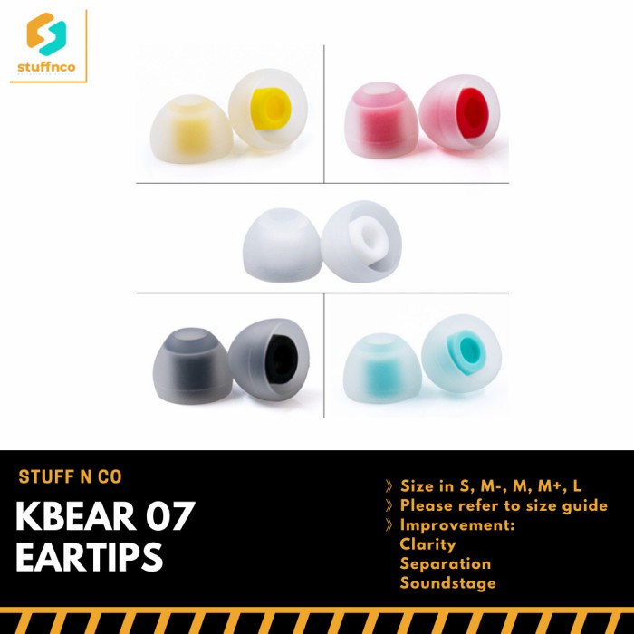 Jual KBEar 07 Silicone Eartips Replacement KB Ear 07 | Shopee Indonesia