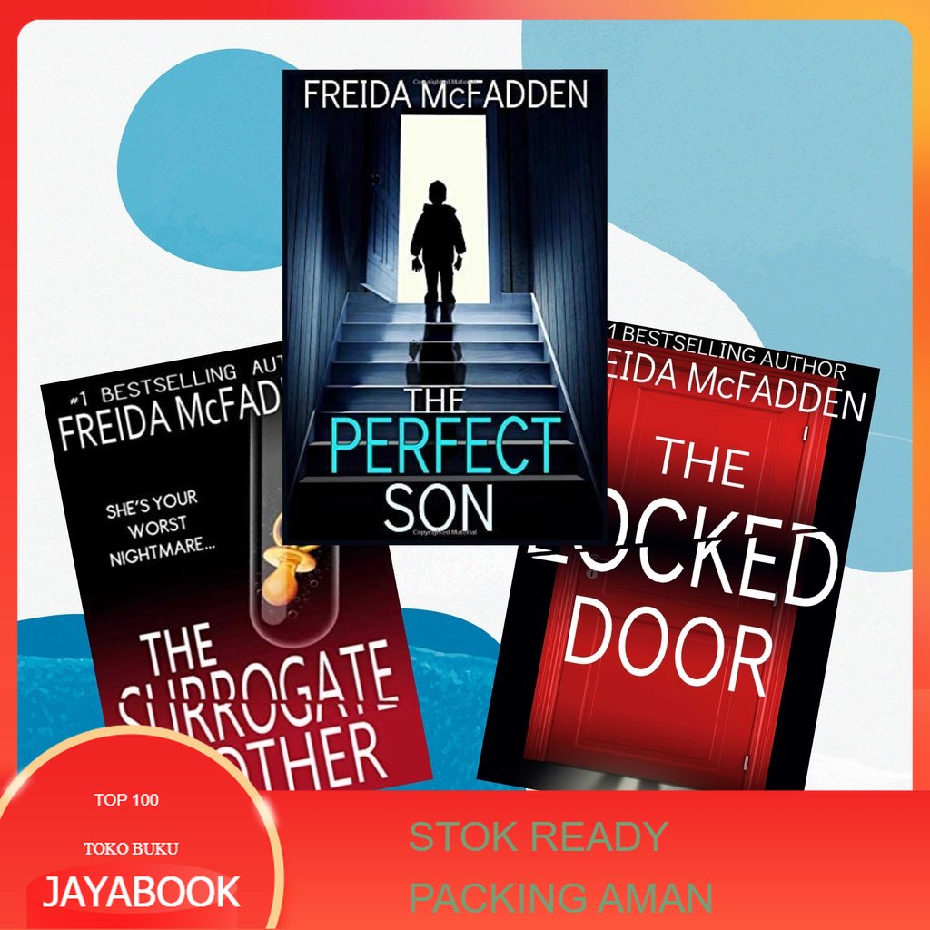 Jual (English) Freida McFadden Books Collection (The Perfect Son, The Locked Door, The Surrogate ...
