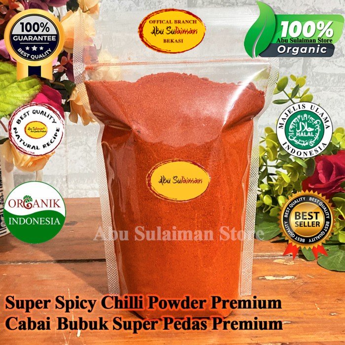 Jual Cabai Bubuk 1 Kg / Bubuk Cabe Super Pedas 1 kg / Super Spicy ...