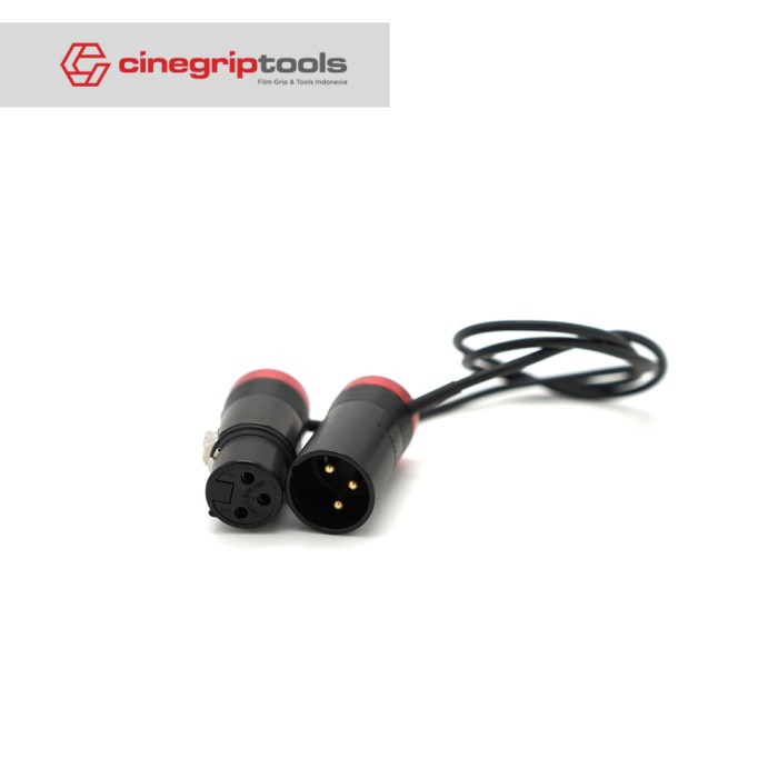 Jual Low Profile XLR Neutrik 3pin XLR Male To 3pin XLR Female audio ...