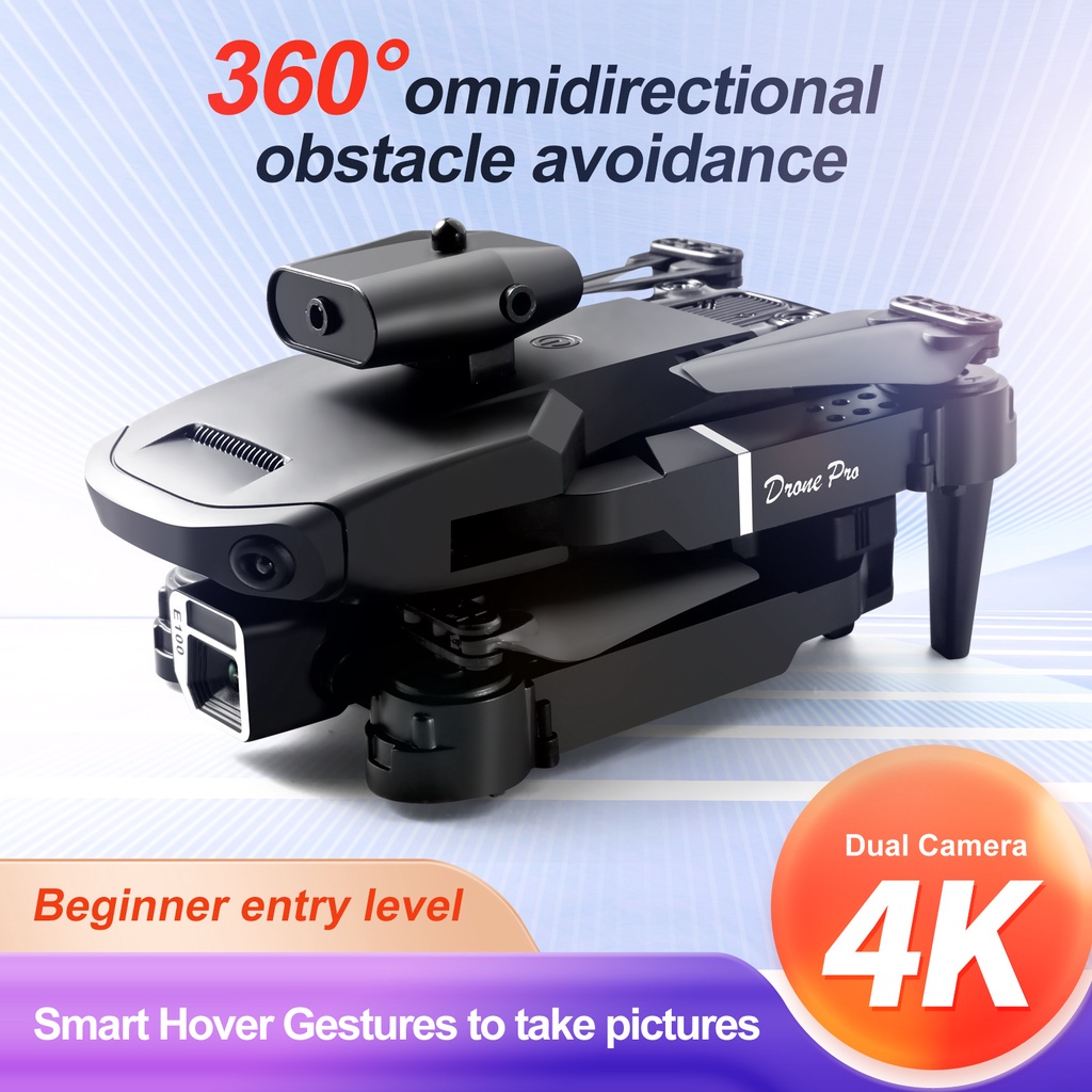 Jual E100 Mini Drone Upgrade 4k Professional HD Camera Fpv WiFi Drone ...