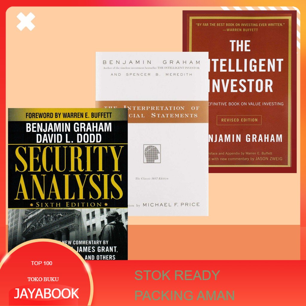 Jual (English) The Intelligent Investor, Security Analysis, Financial ...