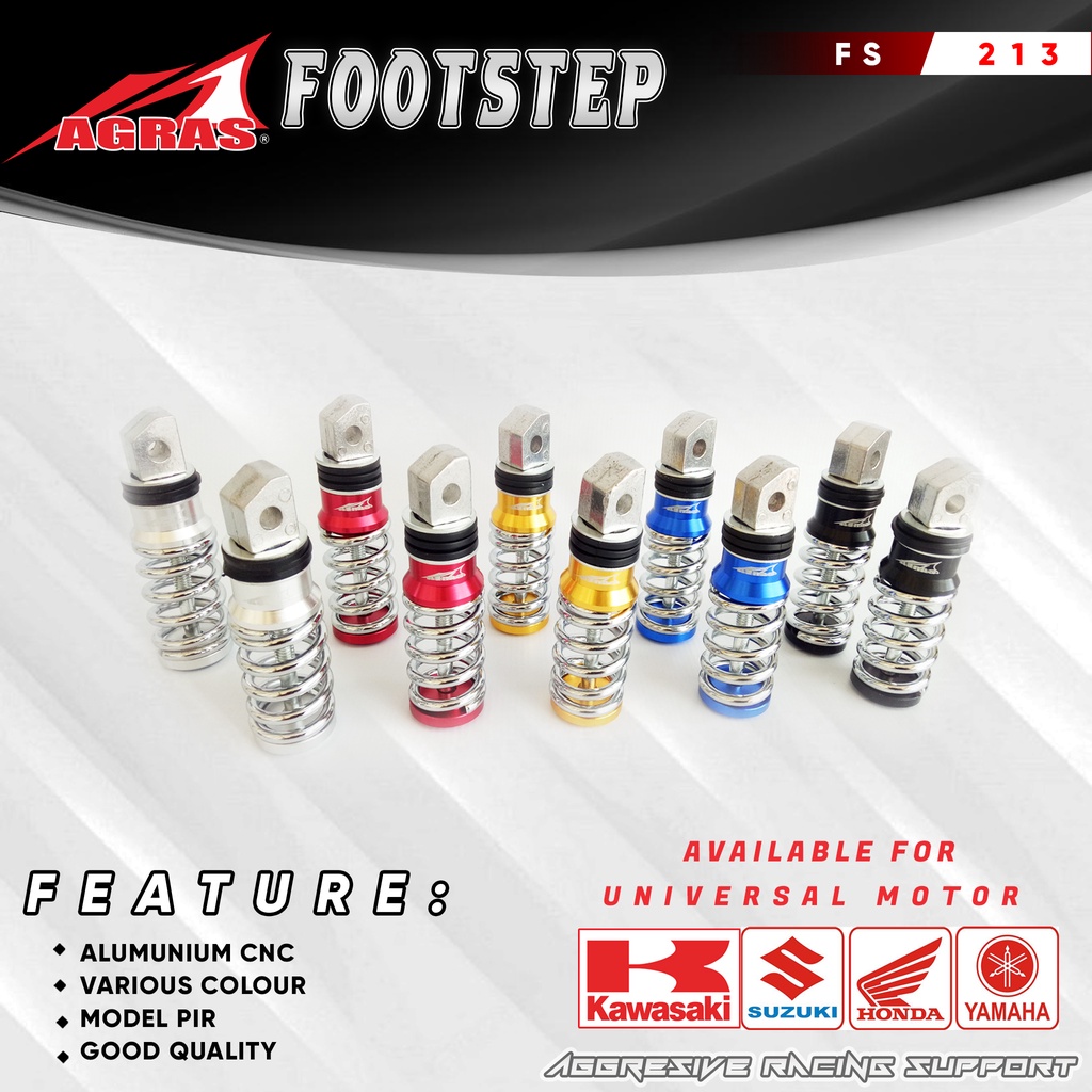 Jual [AGRAS] Footstep CNC Model Per – Pijakan Kaki Aluminium Tebal ...
