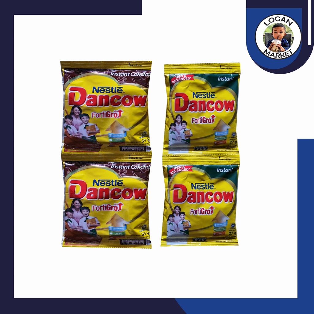 Jual Dancow Instant Fortigro Susu Bubuk Putih 10 Sachet Pcs 10 Pcs ...