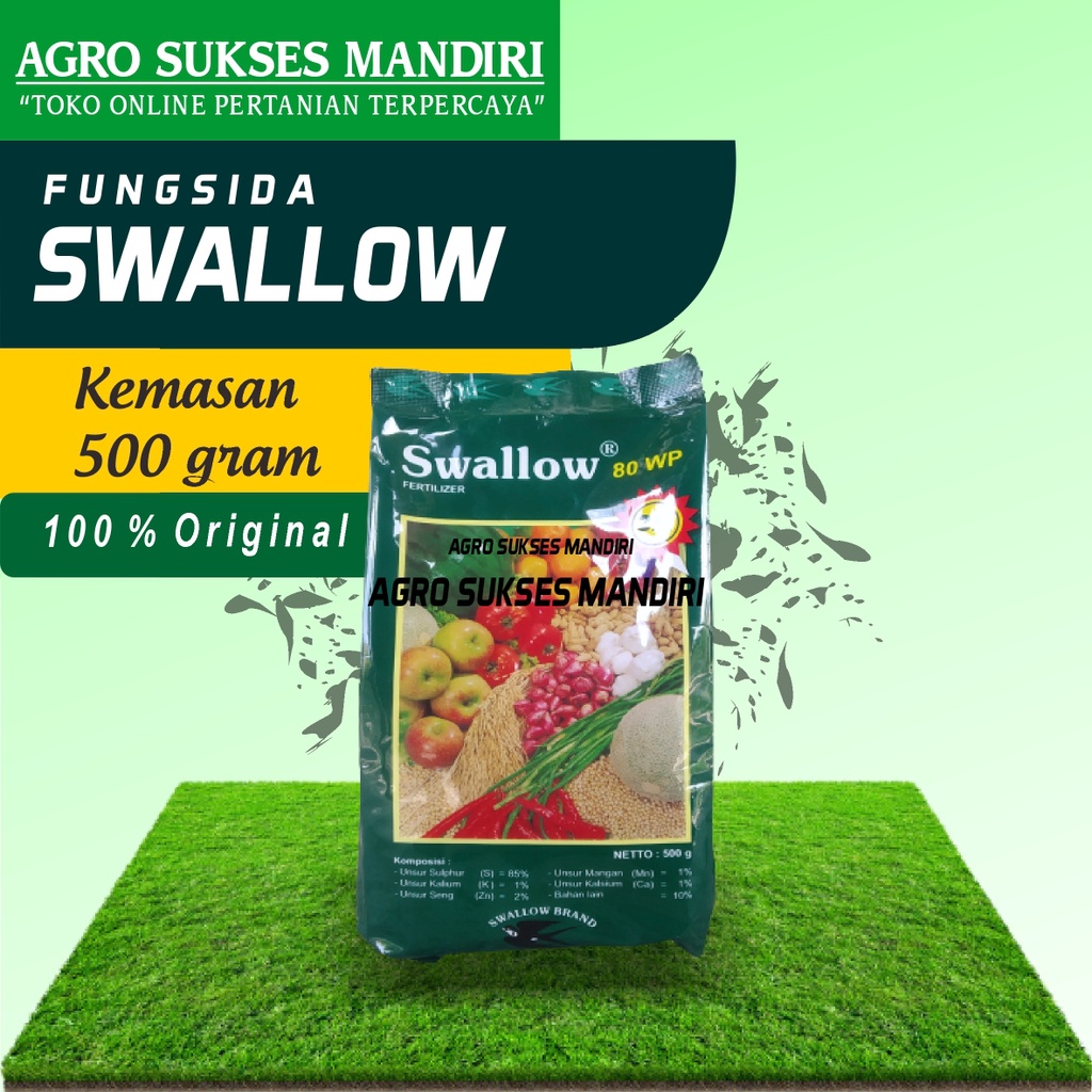 Jual Pupuk Swallow 80WP Feltilizer Fungsida Untuk Mengendalikan Hama ...