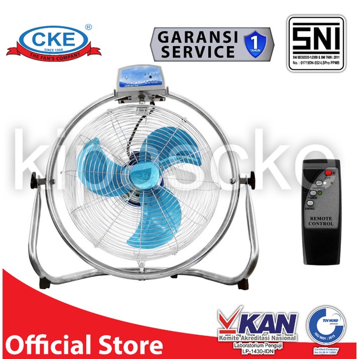 Jual CKE Rotary Powerfull Fan With Remote CKE RRPF-16AO-JP 16 Inch ...