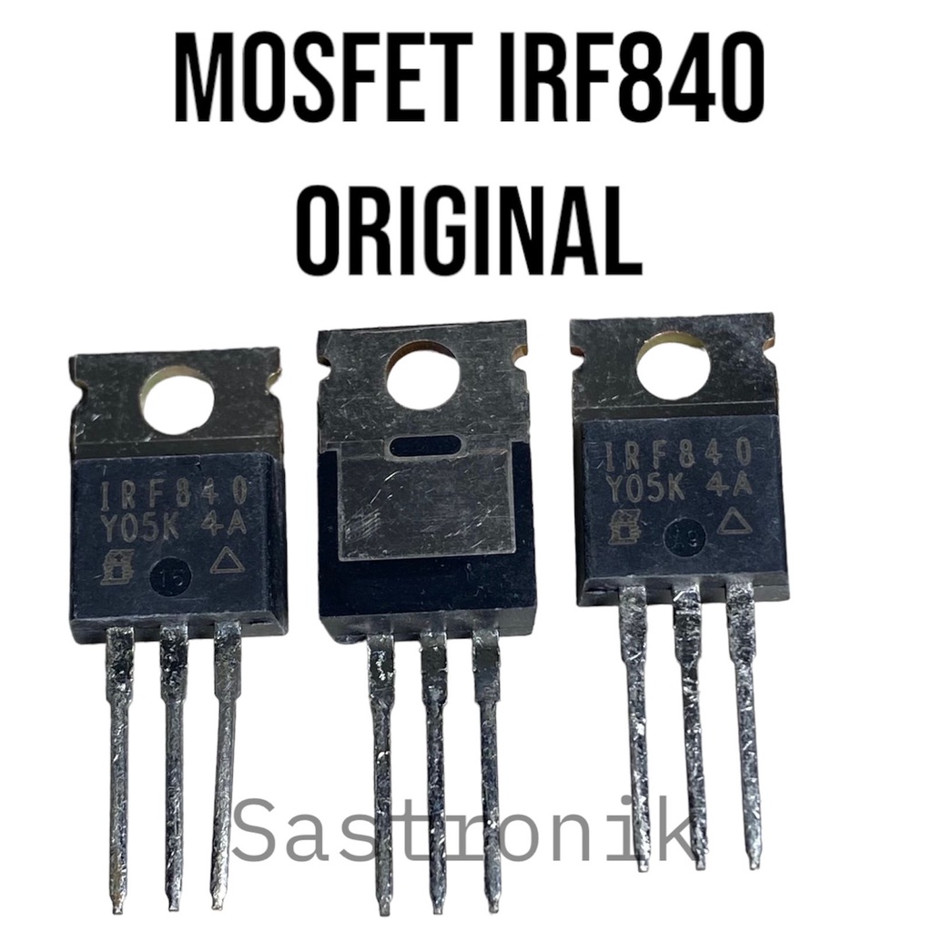 Jual mosfet IRF840 N-channel 8A 500V irf 840 original ready | Shopee Indonesia