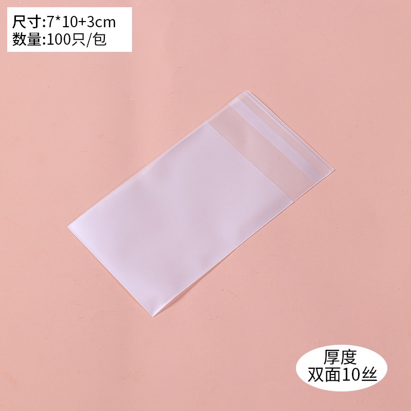 Jual PLASTIK PAKING COOKIES DOFF MATTE POLOS / KEMASAN BENING CLEAR ...