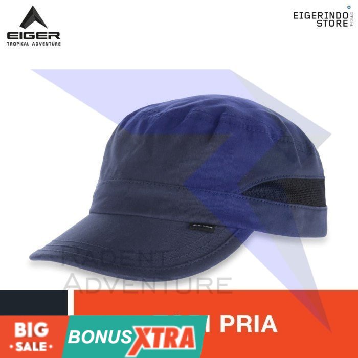 Jual Topi EIGER1989 Rank Battalion Caps Blue 91000 4056 Original AWET ...