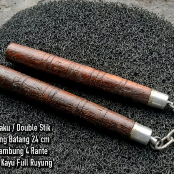 Jual [SP366] DOUBLE STICK NUNCHAKU KAYU RUYUNG SILAT TERMURAH COD1kg ...