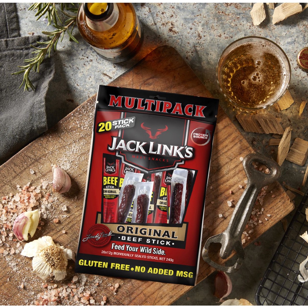 Jual Jack Link's Beef Stick Original, Peppered/ Beef Jerky/ Dendeng ...