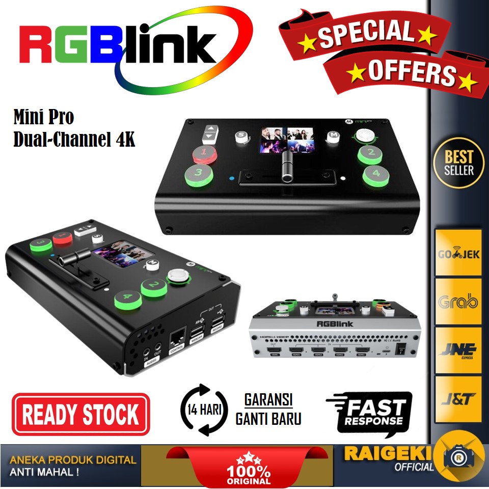 Jual RGBLink Mini Pro Dual-Channel 4K Video Switcher | Shopee Indonesia