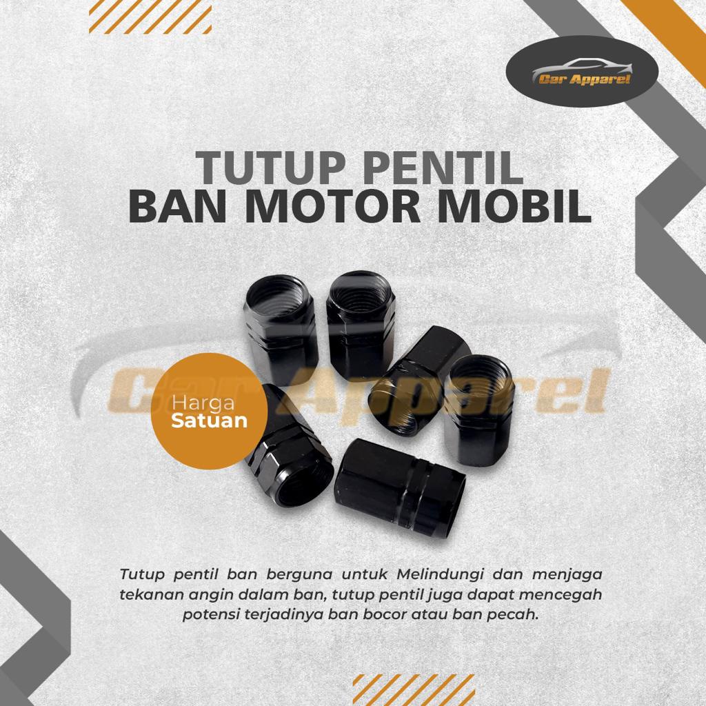 Jual Penutup Pentil Roda Mobil Motor Sepeda HITAM Tutup Pentil | Shopee ...