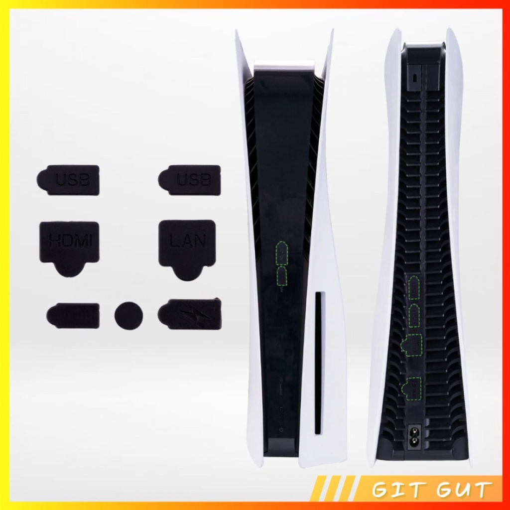 Jual PS5 Fat Dust cover Plug 1 Set Penutup Lubang Pelindung Port Anti ...