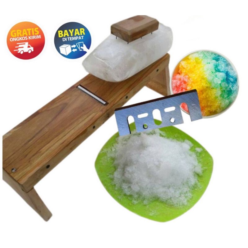 Jual SERUT ES BATU MANUAL-ALAT SERUT ES BATU KAYU JATI ASLI -SERUT ES ...