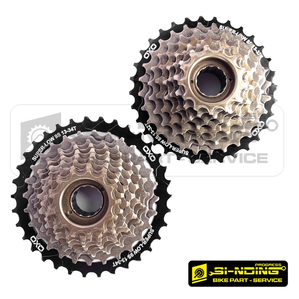 Jual Sprocket Freewheel 7 8 9 Speed OXO 13 14 - 32 34 Ulir Drat Gear ...