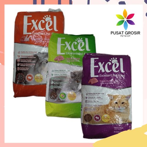 Jual Excel Cat Dry Food 20kg - Makanan Kering Kucing (1 KARUNG ...