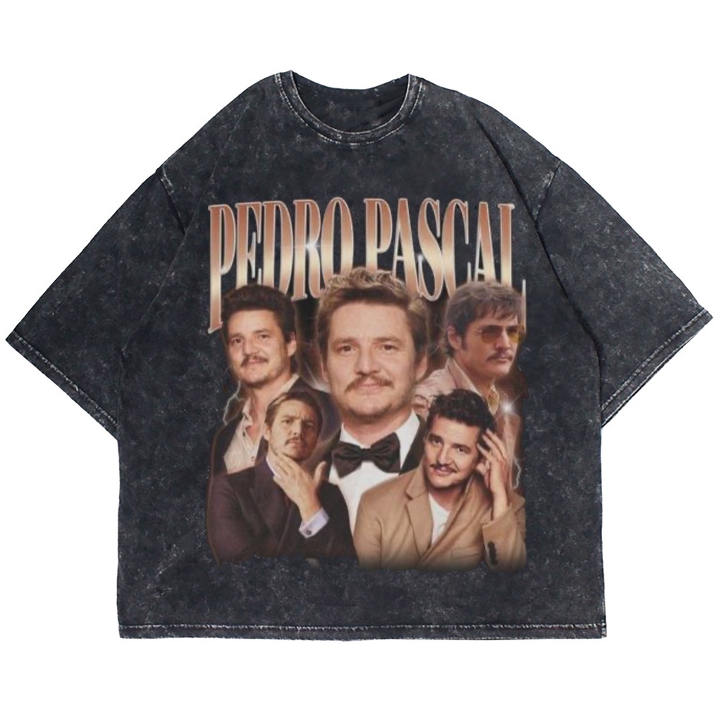Jual Patternmerch "Pedro Pascal action" Oversize T-shirt | washed tee ...