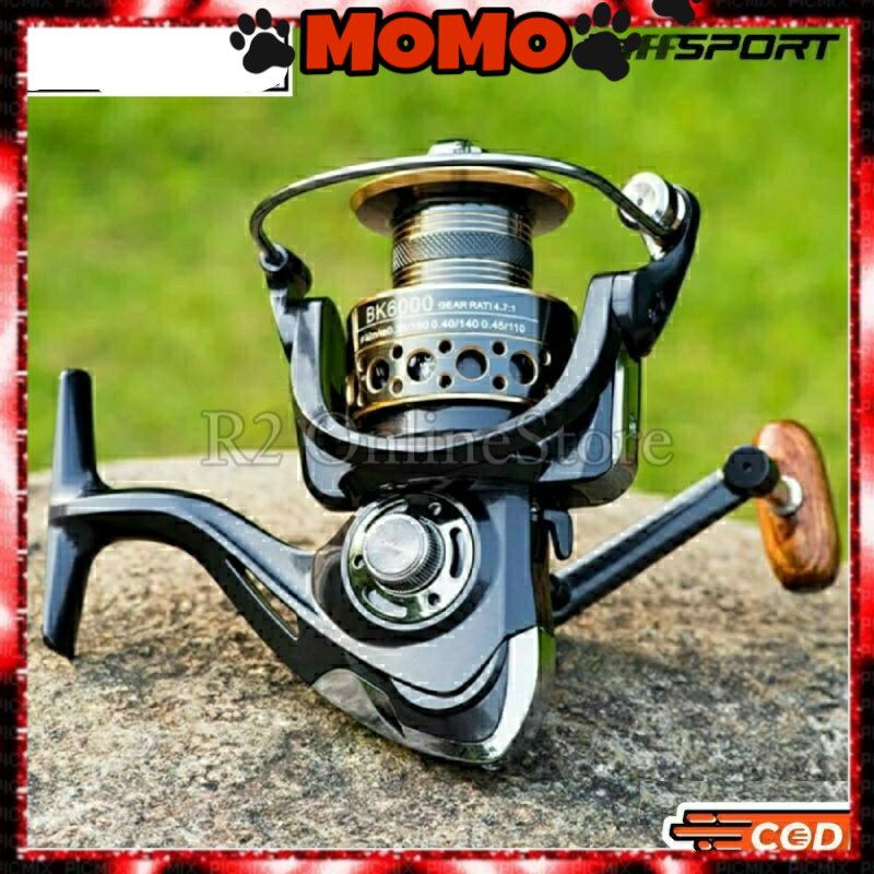 Jual BK6000 BK4000 BK2000 Series Reel Pancing Spinning Fishing 5.2:1 ...
