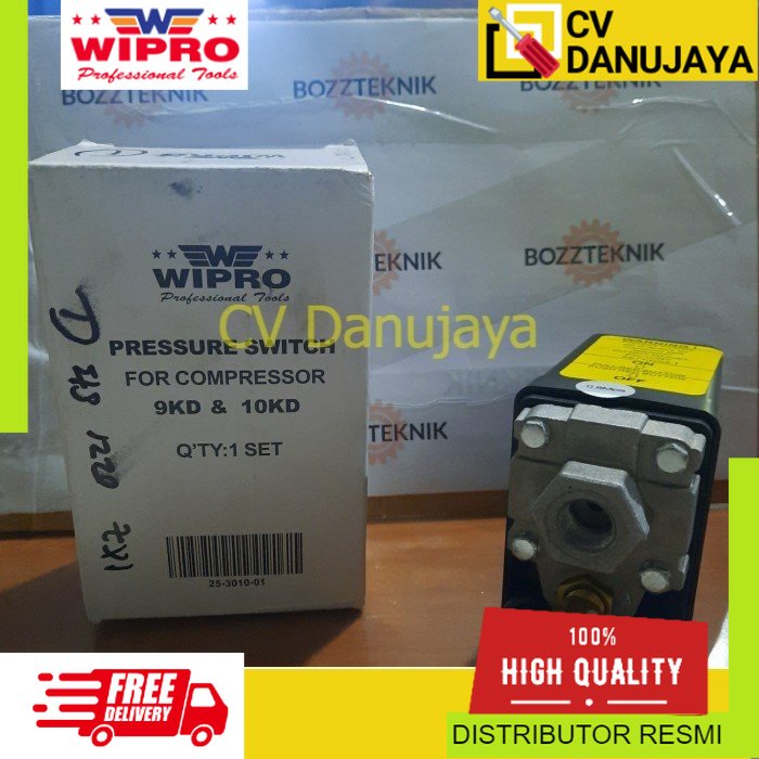 Jual otomatis kompresor COmpressor wipro 1 lubang / 1 way | Shopee ...