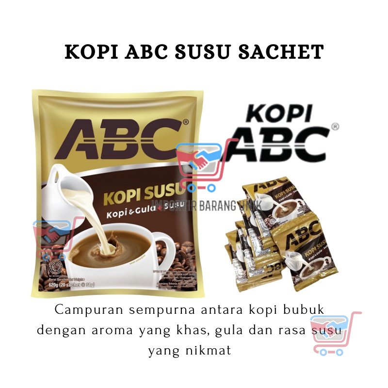 Jual Kopi ABC Susu Sachet - Kopi ABC Susu (31gr/sachet) | Shopee Indonesia