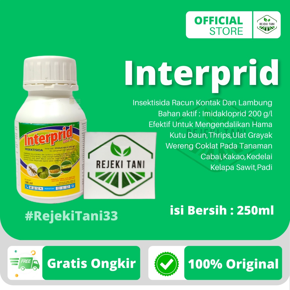 Jual Insektisida INTERPRID 200 SL 250ml Racun Kontak dan Lambung ...