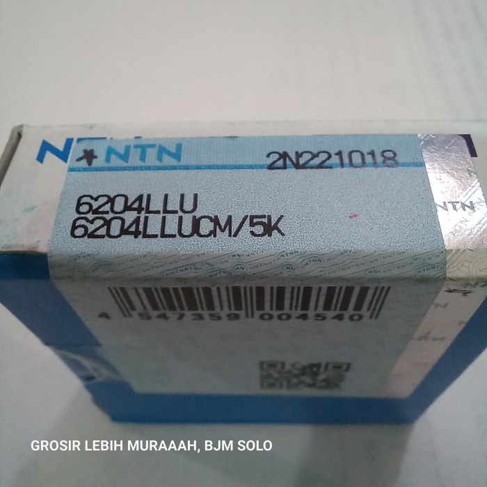 Jual BEARING 6204LLU NTN ASLI BEARING RODA ST100 KARIMUN FLYWHEEL ...