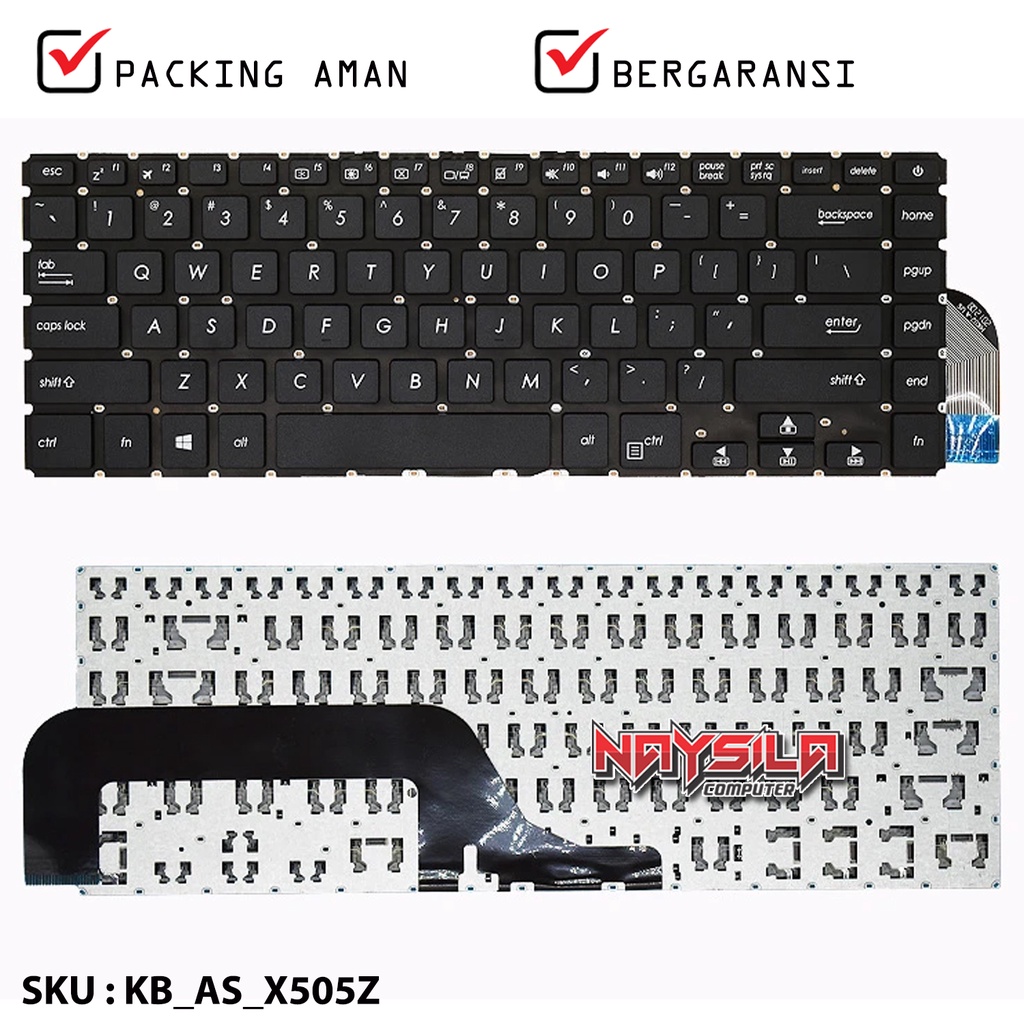 Jual Keyboard ASUS X505 X505BP K505 K505BP X505ZA X506 X505B X505BA ...
