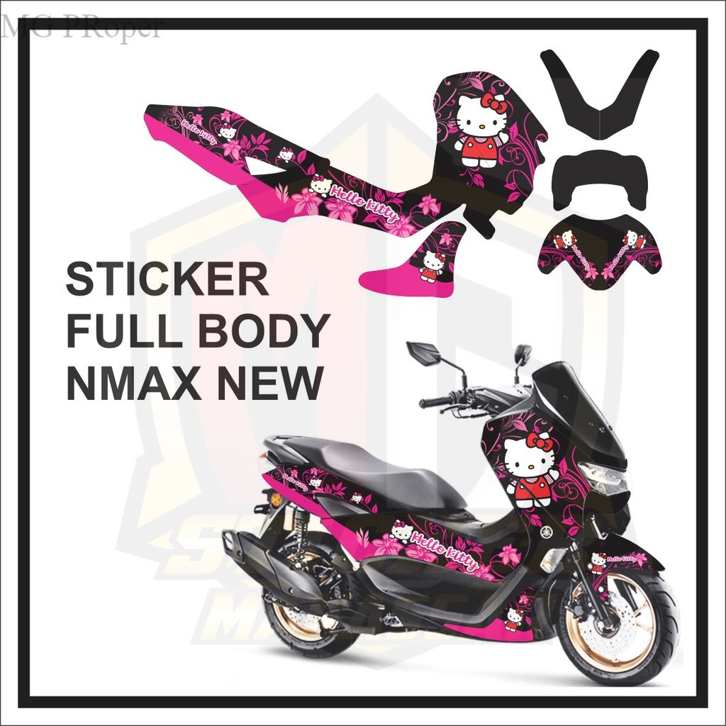 Jual Stiker Striping Decal YAMAHA NMAX NEW Full Body NMAX Baru Motif ...