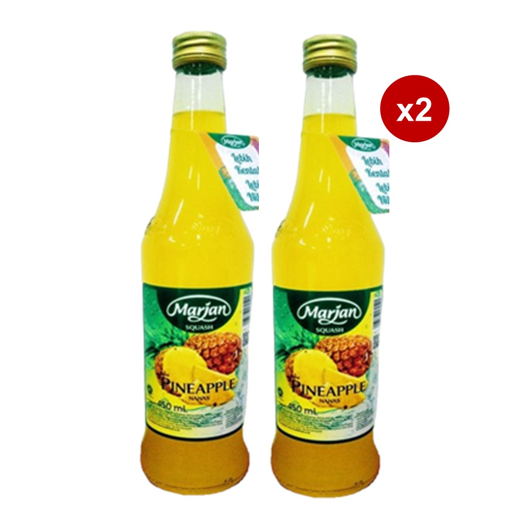 Jual Marjan Boudoin Squash Nanas 425 ml x2 | Shopee Indonesia