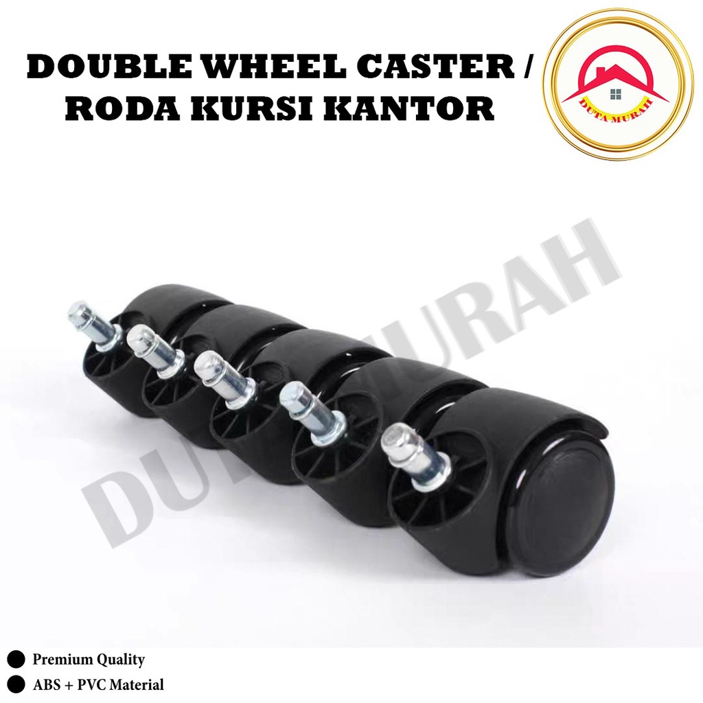 Jual Roda Caster Kursi Kantor/ Roda Kastor Kursi Rak 1,5 INCH | Shopee ...