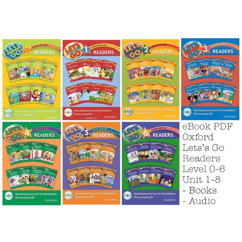 Jual buku fisik Oxford Let’s Go Readers Book Level Let’s Begin 1 2 3 4 ...