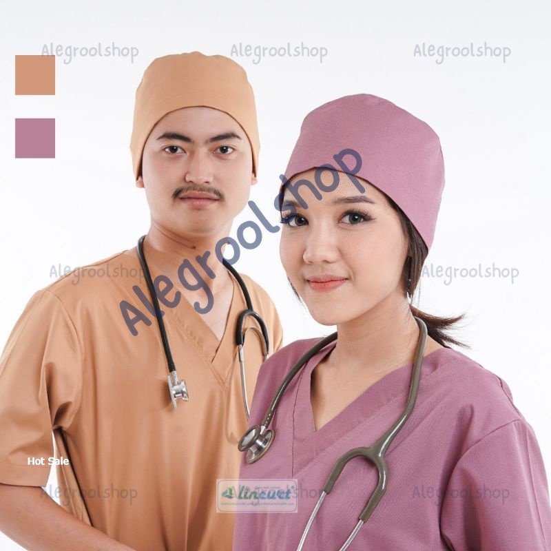 Jual Topi Operasi Dokter dan Perawat Tali Bahan Twill Quality Premium ...