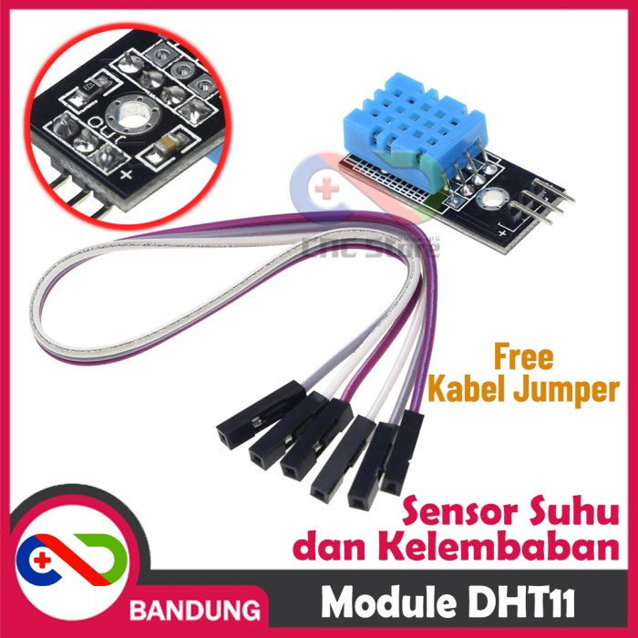 Jual MODULE DHT11 DHT-11 DHT 11 SENSOR SUHU DAN KELEMBABAN HUMIDITY ...