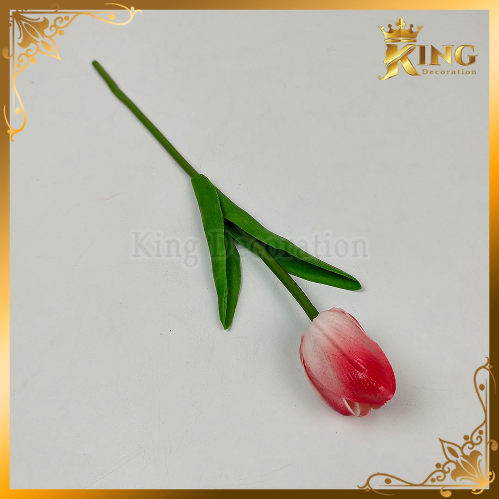 Jual Bunga mawar Tulip latex 1 cabang - hiasan Imitasi bunga mawar ...
