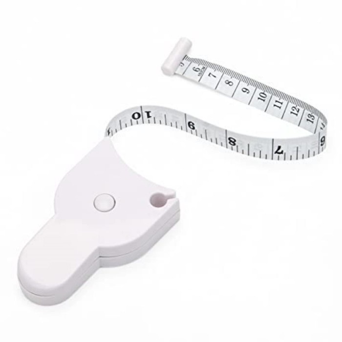 Jual Pengukur Lingkar Perut Waist Ruler Alat Ukur Meteran Pinggang ...
