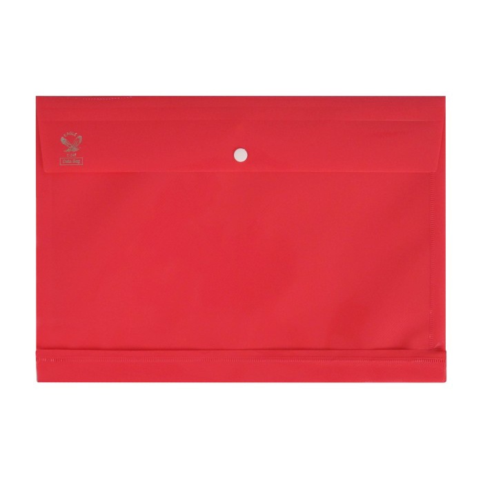Jual [DD] EAGLE FILES Map Plastik Kancing Solid / Data bag Horizontal ...