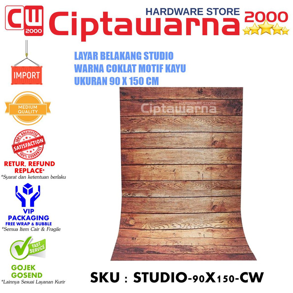 Jual Layar belakang backdrop studio fotografi unik 90 x 150 cm s motif ...