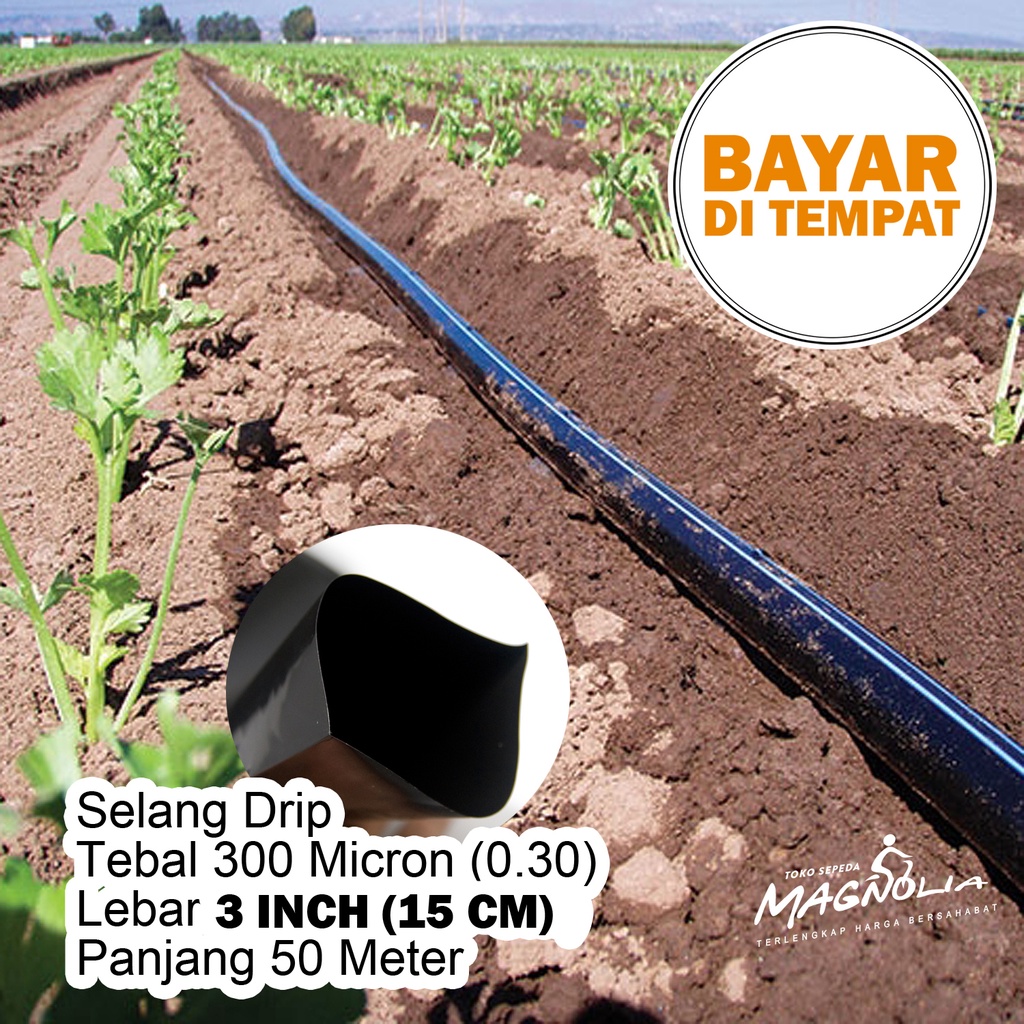 Jual Selang Drip Drib 3 Inch/Dim (15CM) Plastik Induk Irigasi Tebal ...