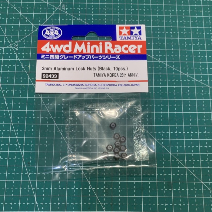 Jual Tamiya 92433 2mm Aluminium Lock Nuts (Black, 10pcs) | Shopee Indonesia