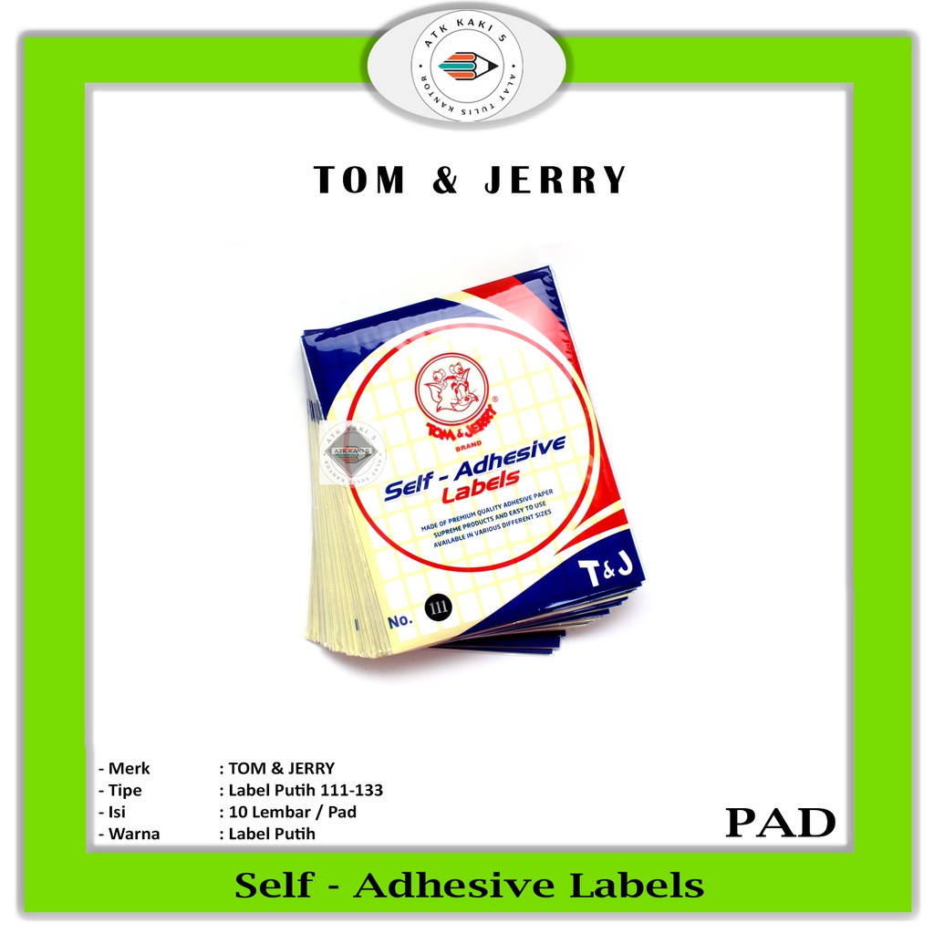 Jual TOM & JERRY - Label Putih 111 - 112 - 117 - 121 - 123 - 125 - 127 ...